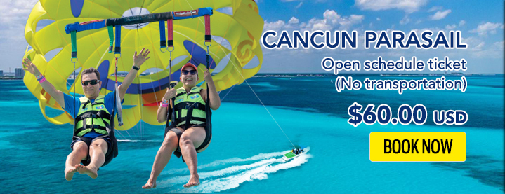 FLY! in Parasail Cancun | Parasailing in Cancun